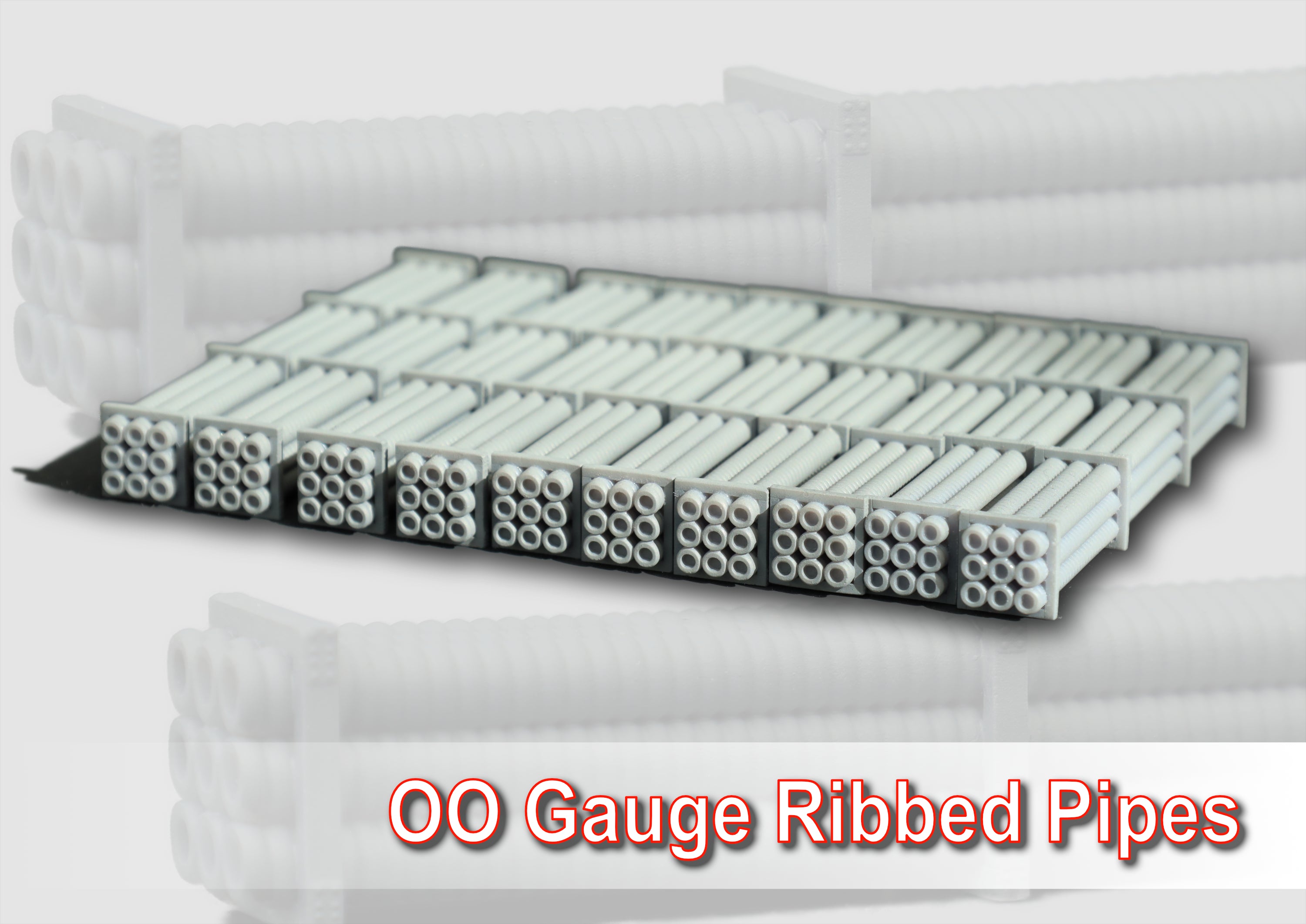10 Ribbed Pipe crates .. 1-76 / OO Gauge Scale – Diesel Dog Models